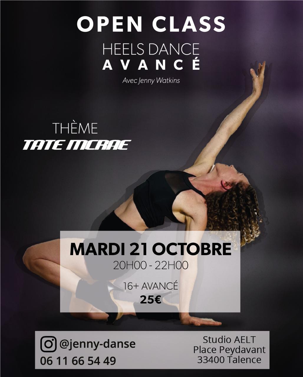 Stage de Heels dance en France - Réservez en ligne